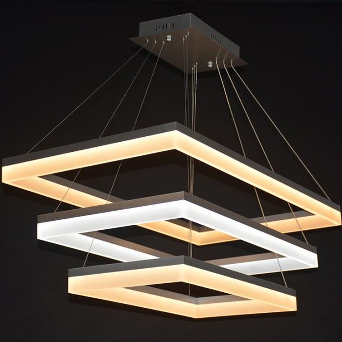 Square modern led ring pendant light& ring led pendant light led lights ...