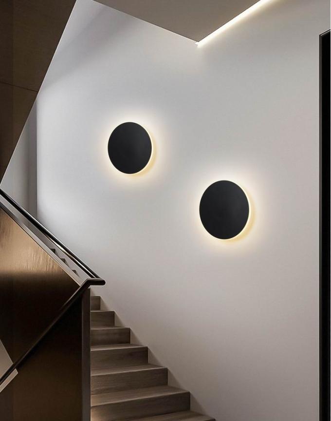 circular wall lamp round led wall light die cast aluminum industrial ...