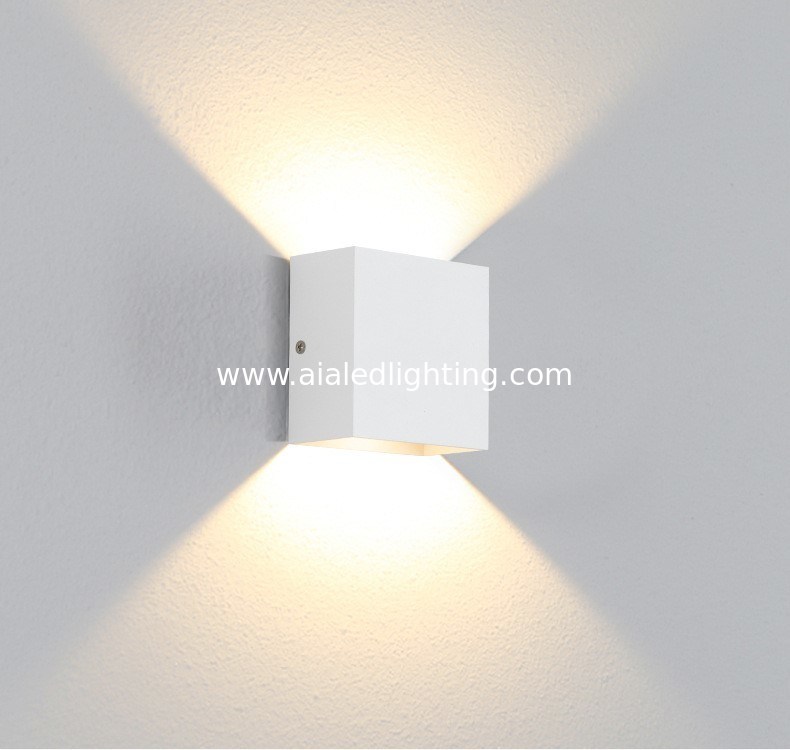 IP65 water proofing external wall lamp outside COB 6W led wall lights ...