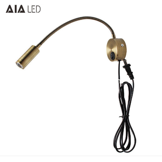 IP40 led bedside reading light indoor 3W Interior headboard reading ...