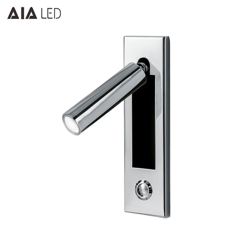 IP40 Recessed adjustable 3W wall reading light & headboard reading ...