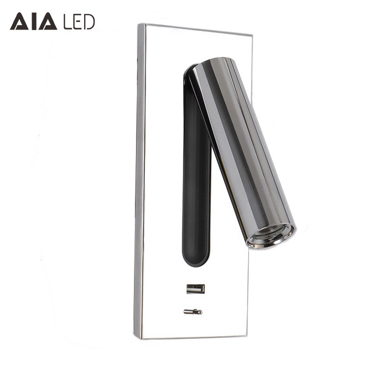 Embed mounted usb bedside wall light LED bed wall lamp/Interior led ...